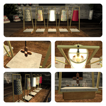 Second Life Marketplace - [RADIX] Taleju Table Lamp